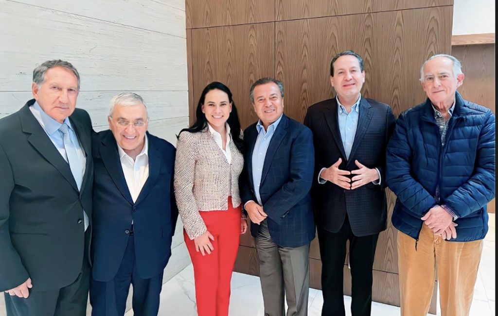 Cinco ex gobernadores mexiquenses se reúnen con la virtual candidata ...