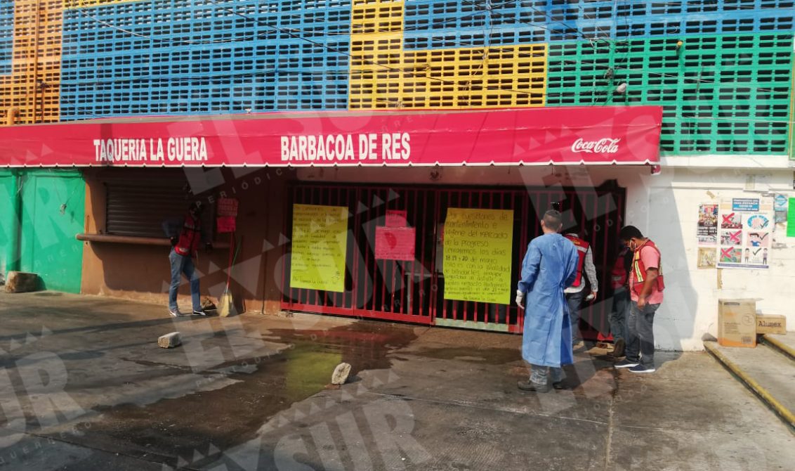 Cierran y sanitizan el mercado de la colonia Progreso para evitar ...