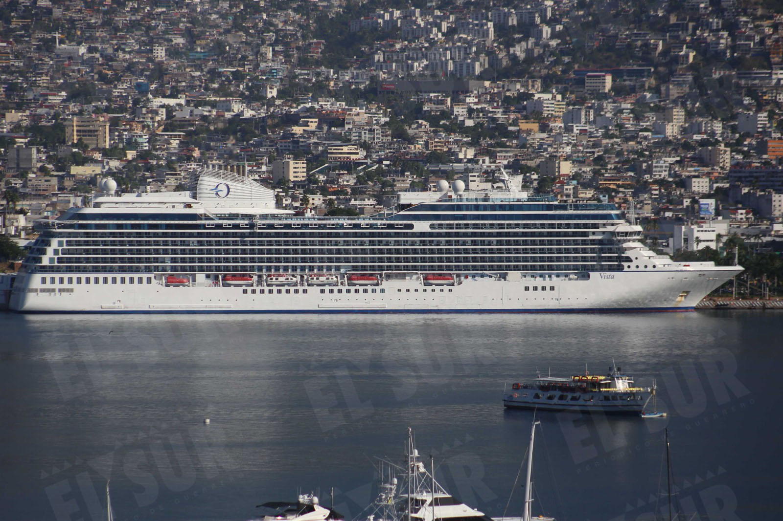 Llega crucero MS Vista a Acapulco con mil 154 pasajeros - El Sur ...