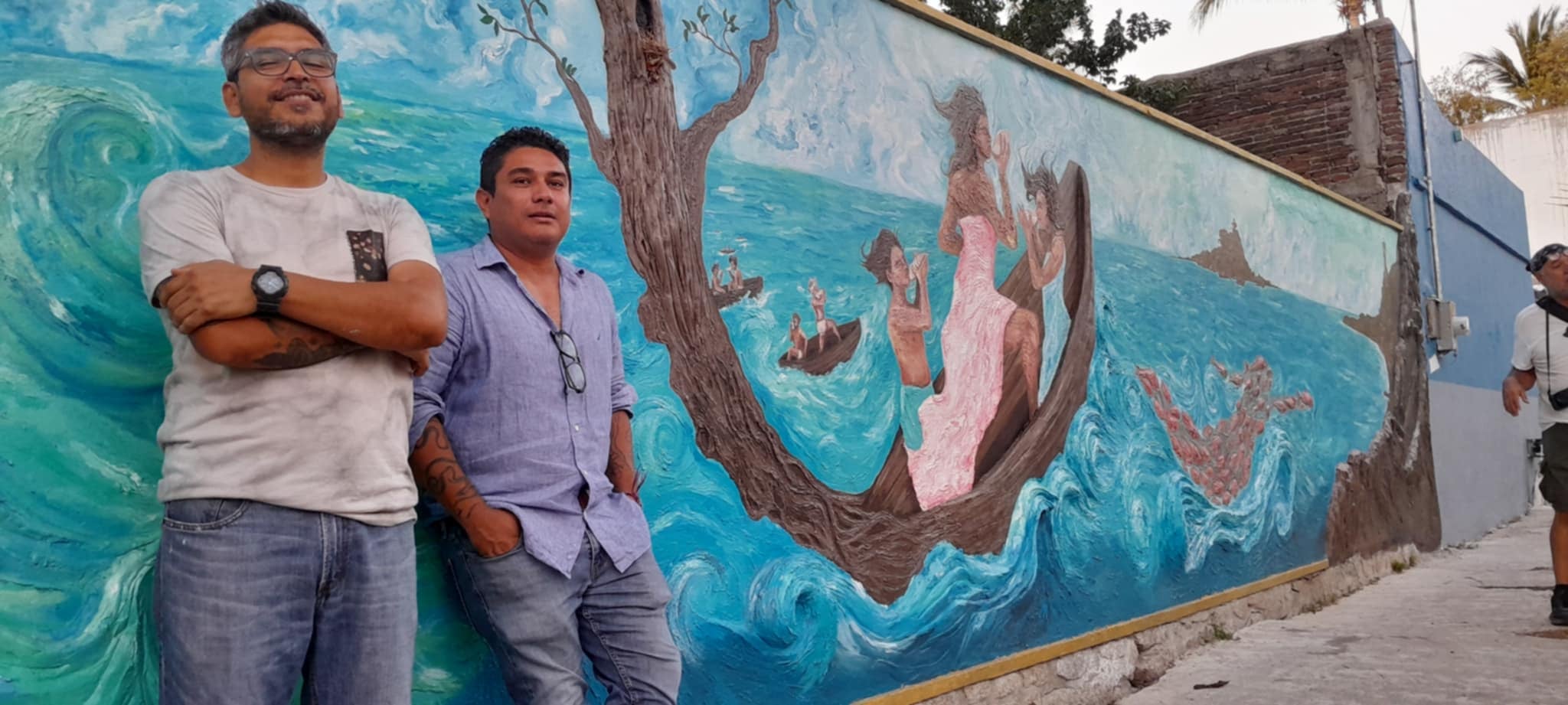 Inauguran mural en Costa Azul, que narra la historia de exploradores y ...